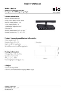 LMT110 20w SST-20 Tridonic 2019-9-30 - RIO Dynamic
